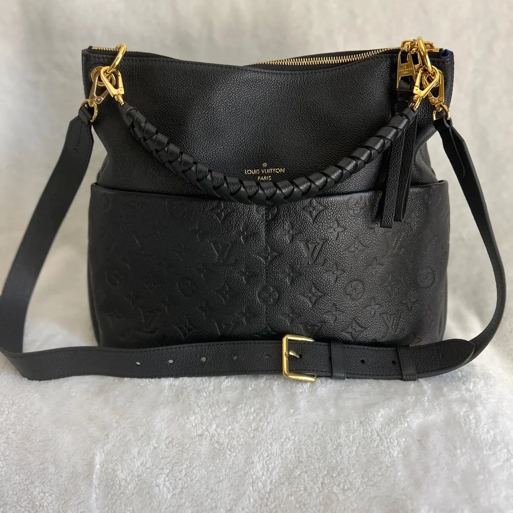 Louis Vuitton | Bags | Authentic Louis Vuitton Black Empreinte Maida ...